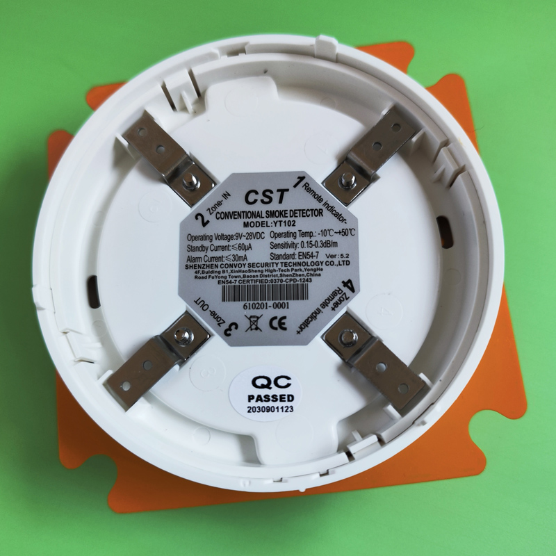 CST-YT102 Smoke Detector Fire Sensor Conventional Fire Alarm Control ...