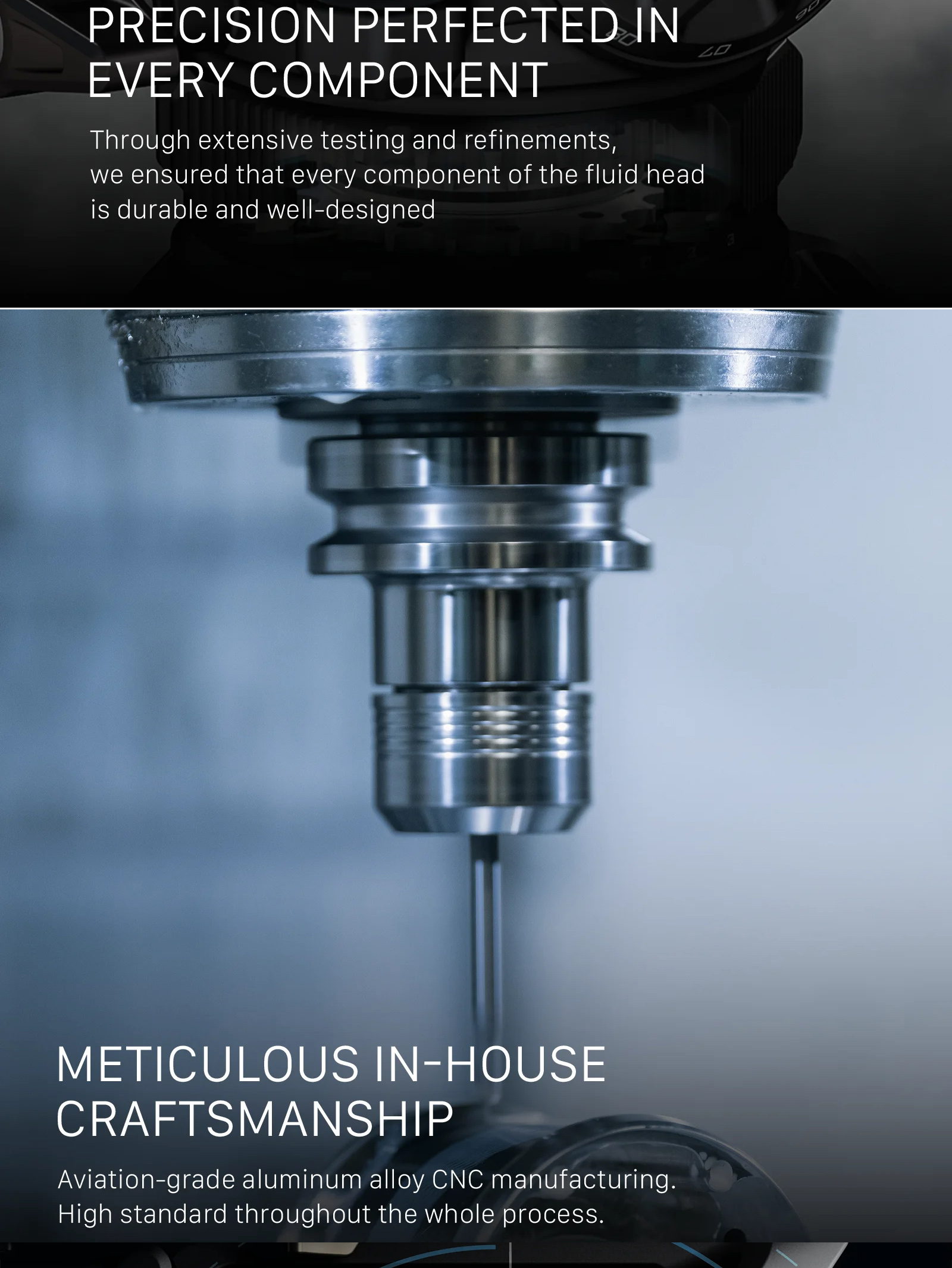 Tilta CT08 75mm Cine Fluid Head with 3-Stage Carbon Fiber Tripod Legs ...