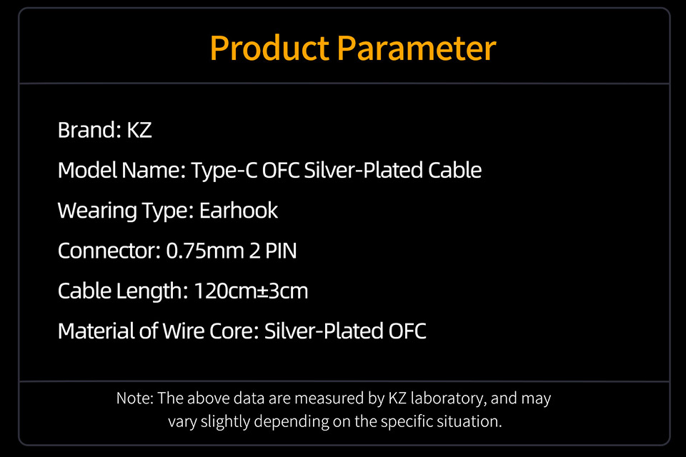 KZ Original Type C to Headset Jack Connector Upgrade Cable Headphones ...
