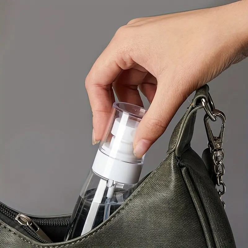 Portable Fine Mist Spray Bottles-30ml Travel Size Hypoallergenic Clear ...