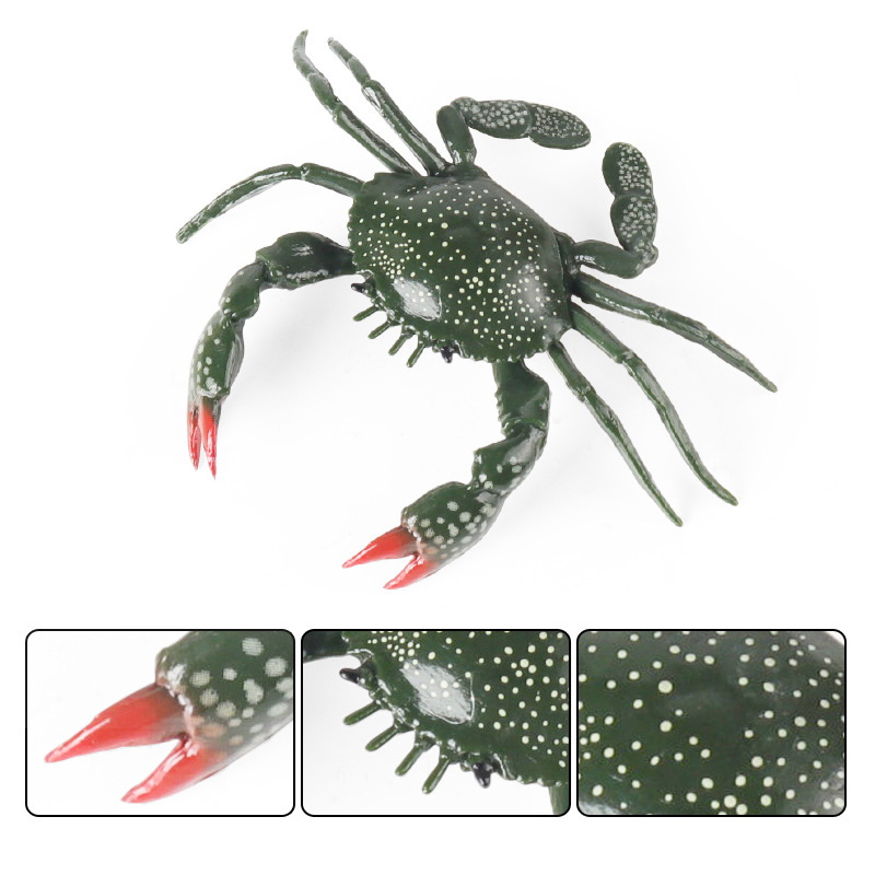 marine creatures green crab early education toys scientific props ...