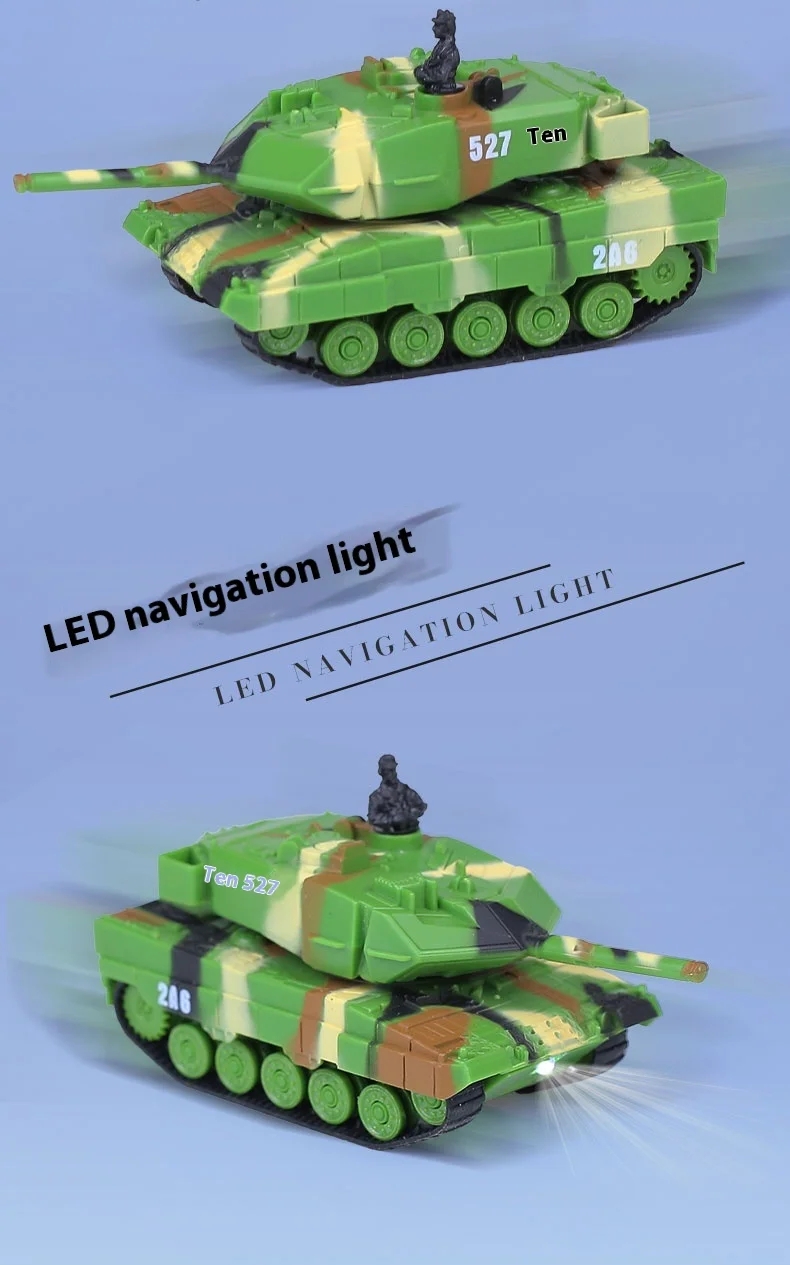 2.4G RC Mini Crawler Tank Toy 1/77 Scale German Panther Remote Control ...