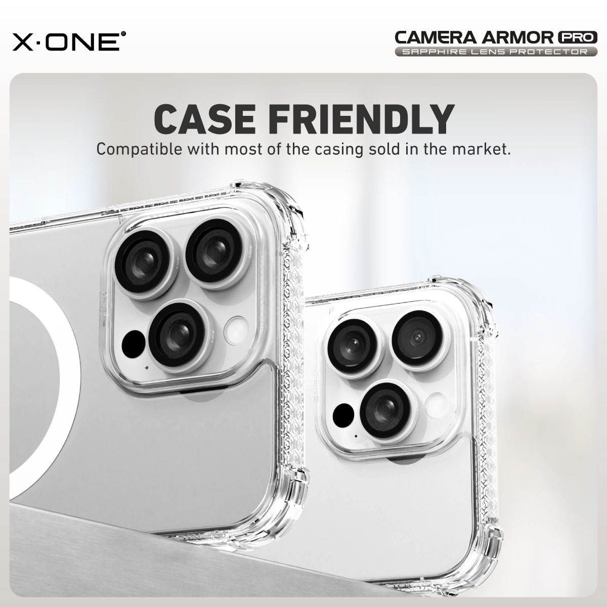 X.One Camera Armor PRO GIA Sapphire Lens Protector for i phone 16,15,14,13 Pro Max | Shopee ...
