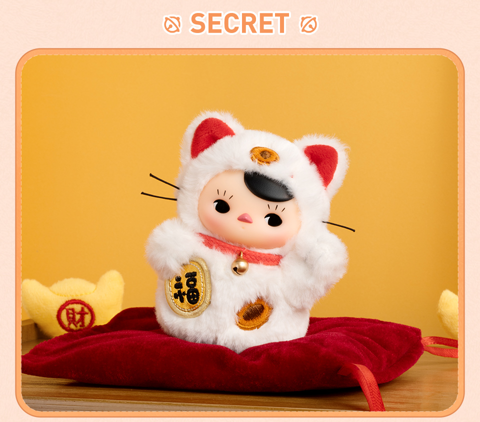 POP MART PUCKY Roly-Poly Kitty Series-Vinyl Plush Blind Box (Whole Set ...