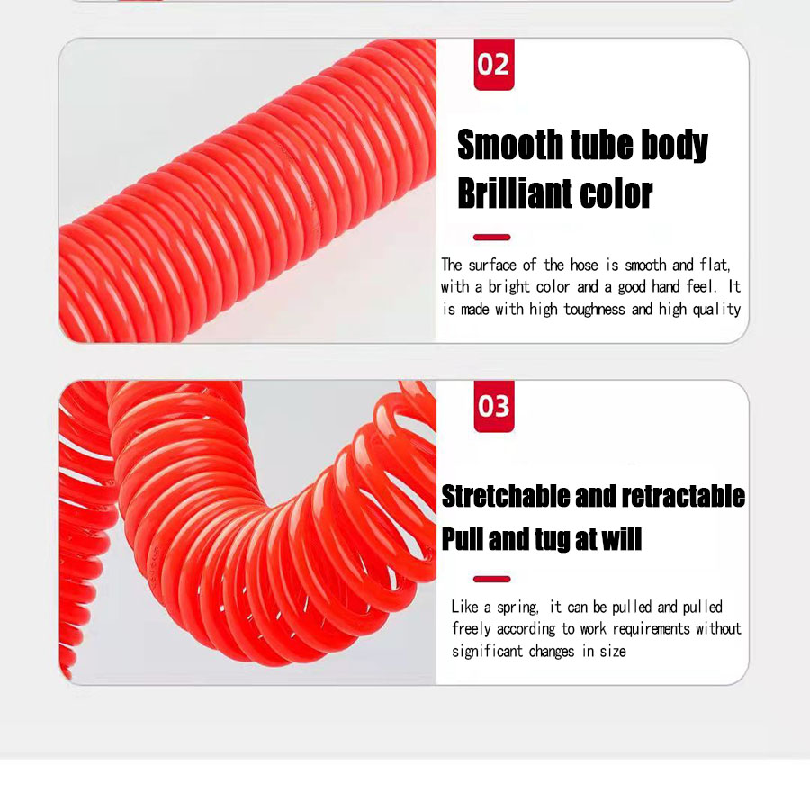 PU Spring tube air pump air compressor pneumatic high-pressure ...