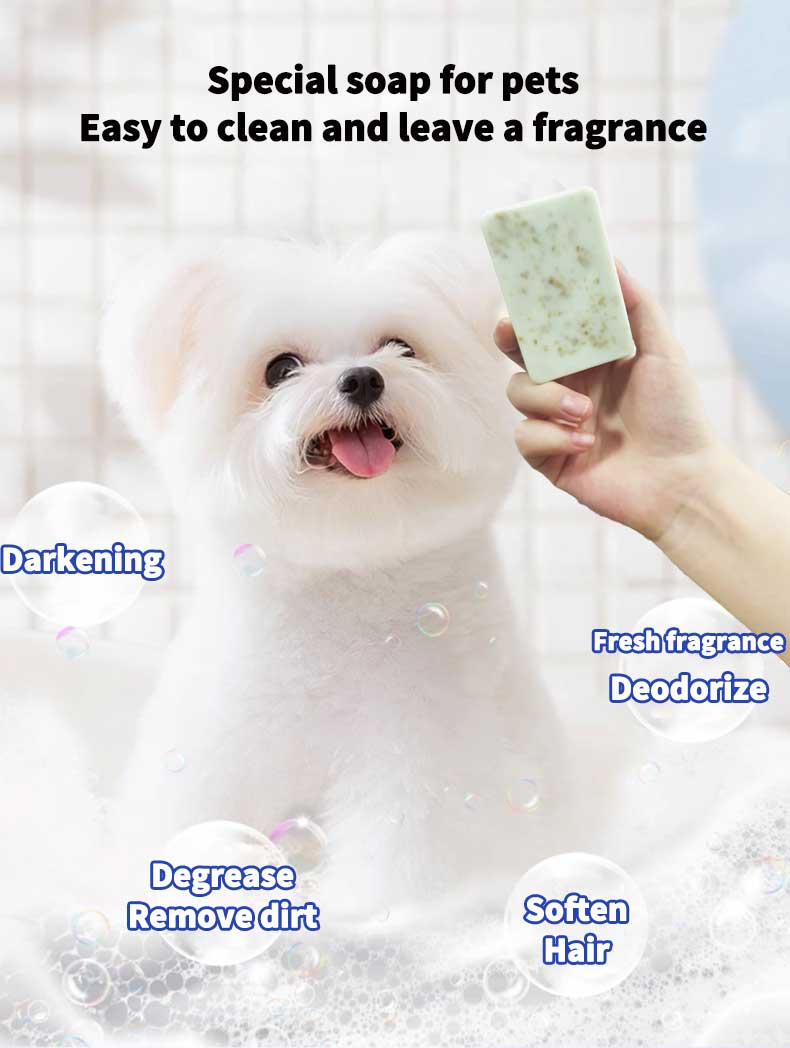 Dog soap 120g and pet spray for dog skin disease pet care anti tick and ...