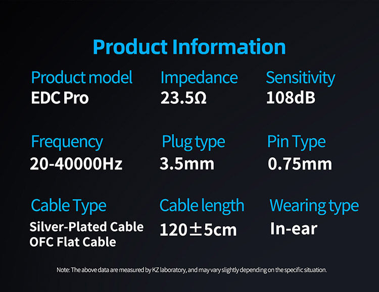 KZ EDC PRO single-action HIFI in-ear wired headphones High-quality ...