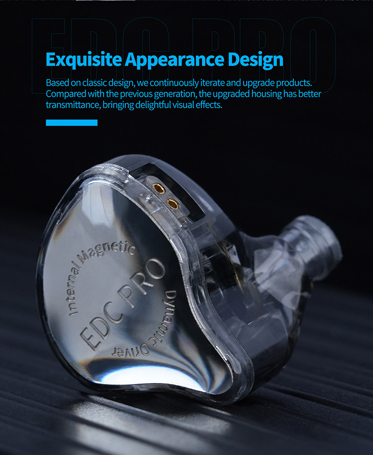 KZ EDC PRO single-action HIFI in-ear wired headphones High-quality ...