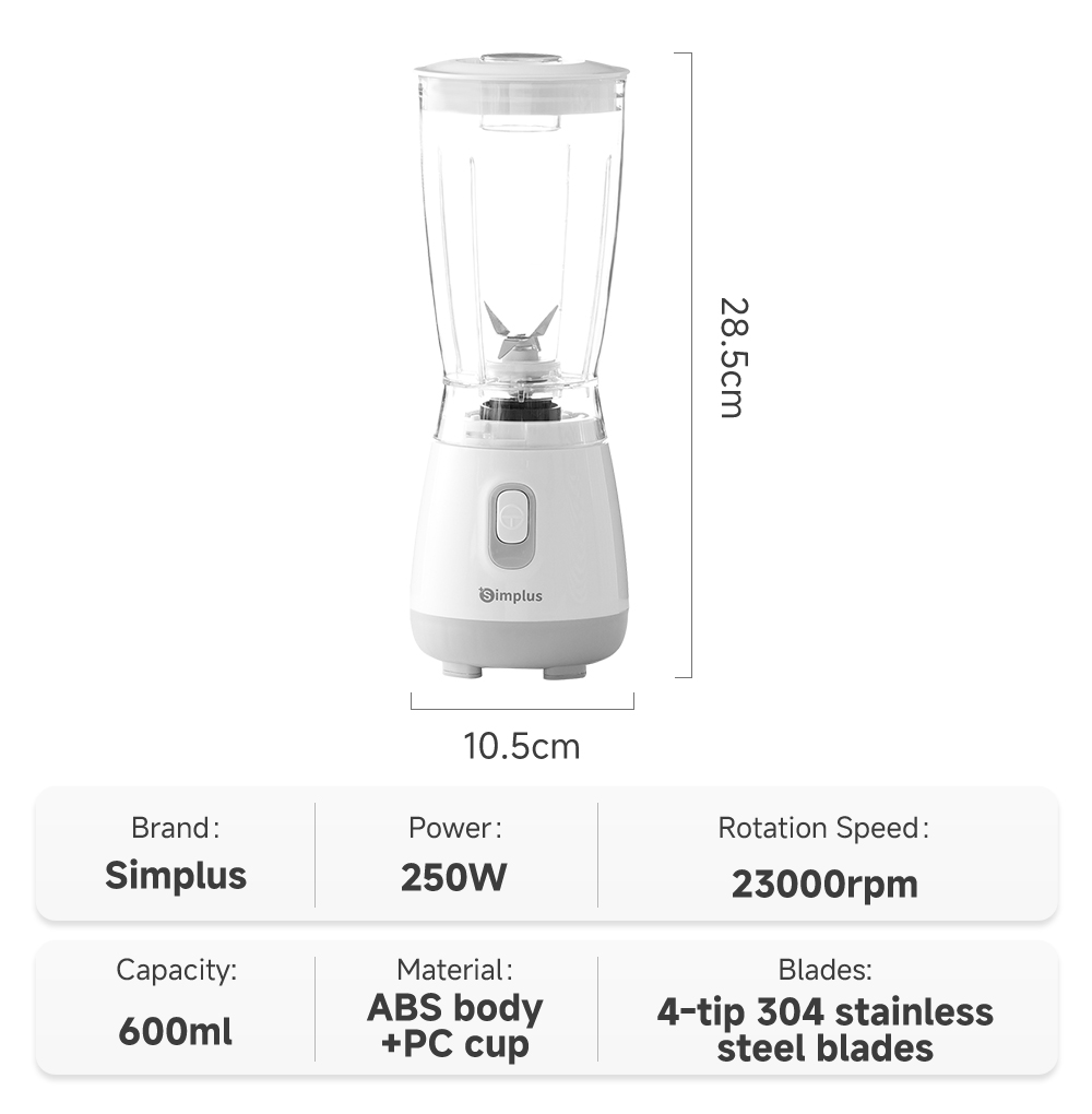 Simplus Blender Juicer Professional Kitchen Blender For Shakes And ...