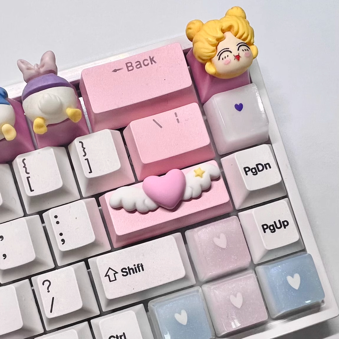 Shift/Enter Love Wings Personalized Keycap 2.25u Cross Axis Mechanical ...
