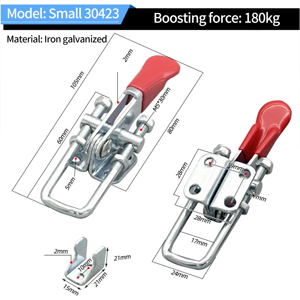 40323 Heavy Duty Toggle Lock Clamp Quick Toggle Clamp U-Bolt Toggle ...