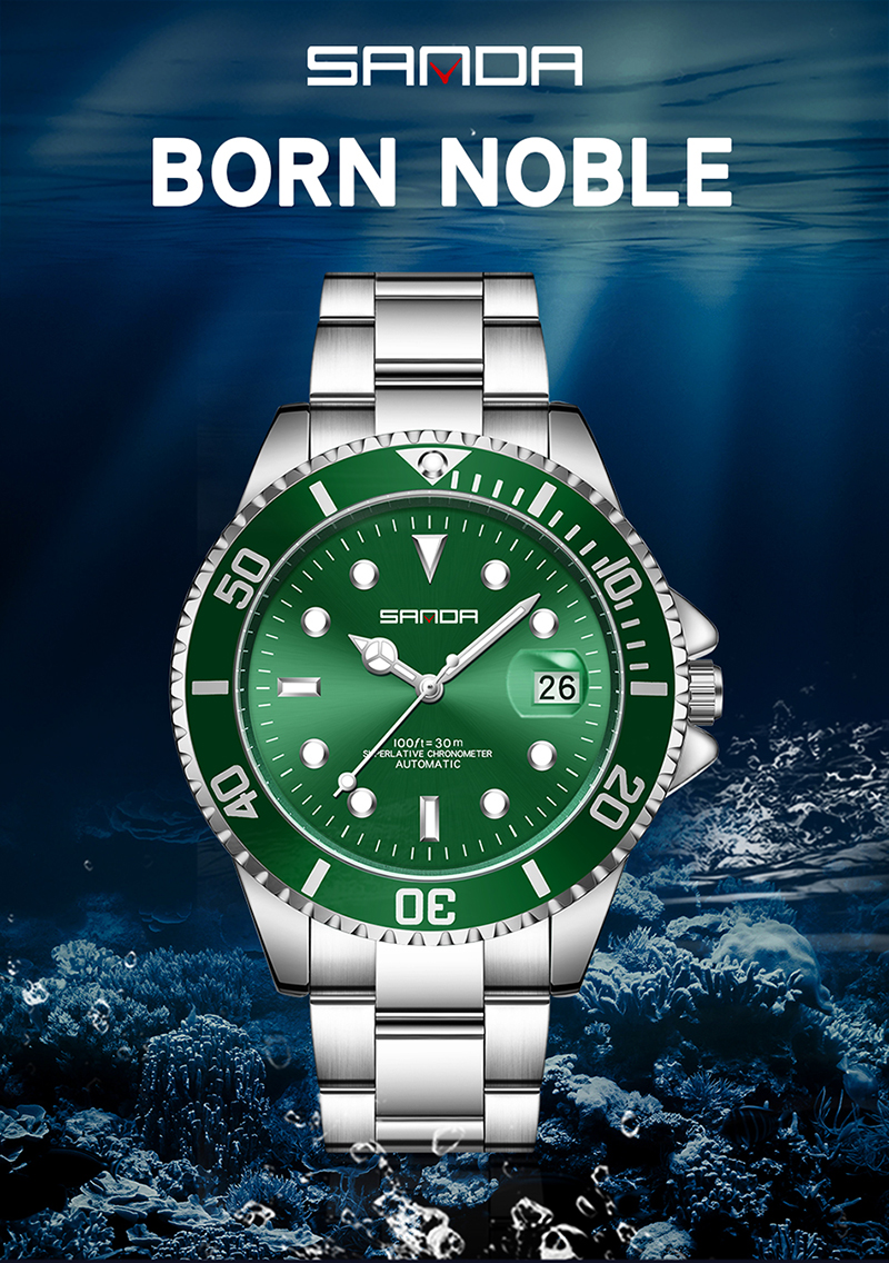 SANDA 7036 men watch success business Waterproof Luxury Personalized ...