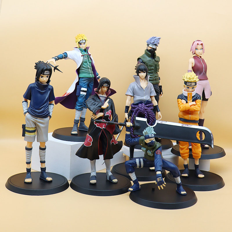 8 Styles 15.5cm-26cm Anime Naruto Figure Uchiha Itachi Sasuke Pain ...