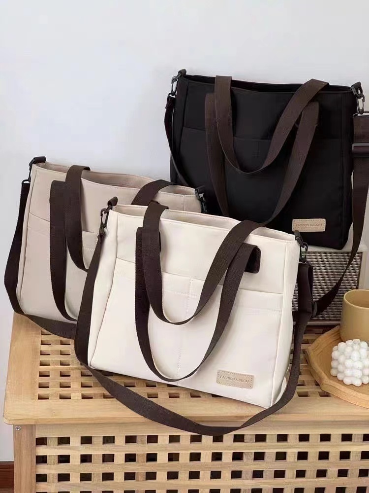 Canvas Bags Large Capacity New Fashion Versatile Shoulder Bags Cloth ...