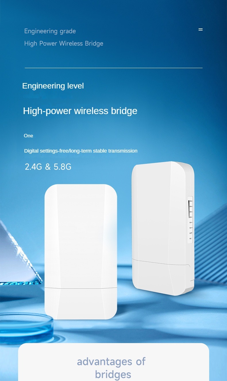 Wireless Net Bridge Outdoor 5 Kilometers 900M High Power Elevator ...