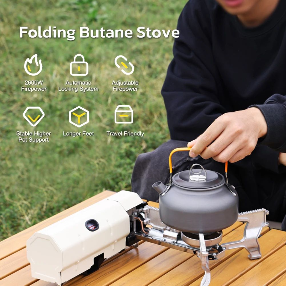 Multifunctional Portable Butane Gas Stove Foldable Cassette Stove With ...