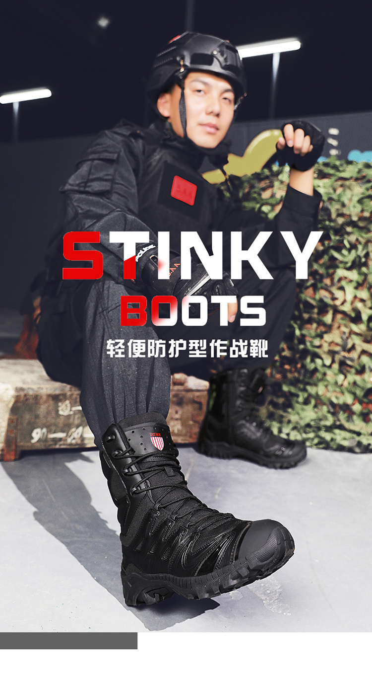 Ready Stock Martin Boots Men's Special Forces High-Top Combat Tactical ...
