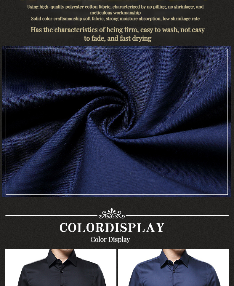 New slim fit handsome men's shirt, no ironing handsome new fashion ...