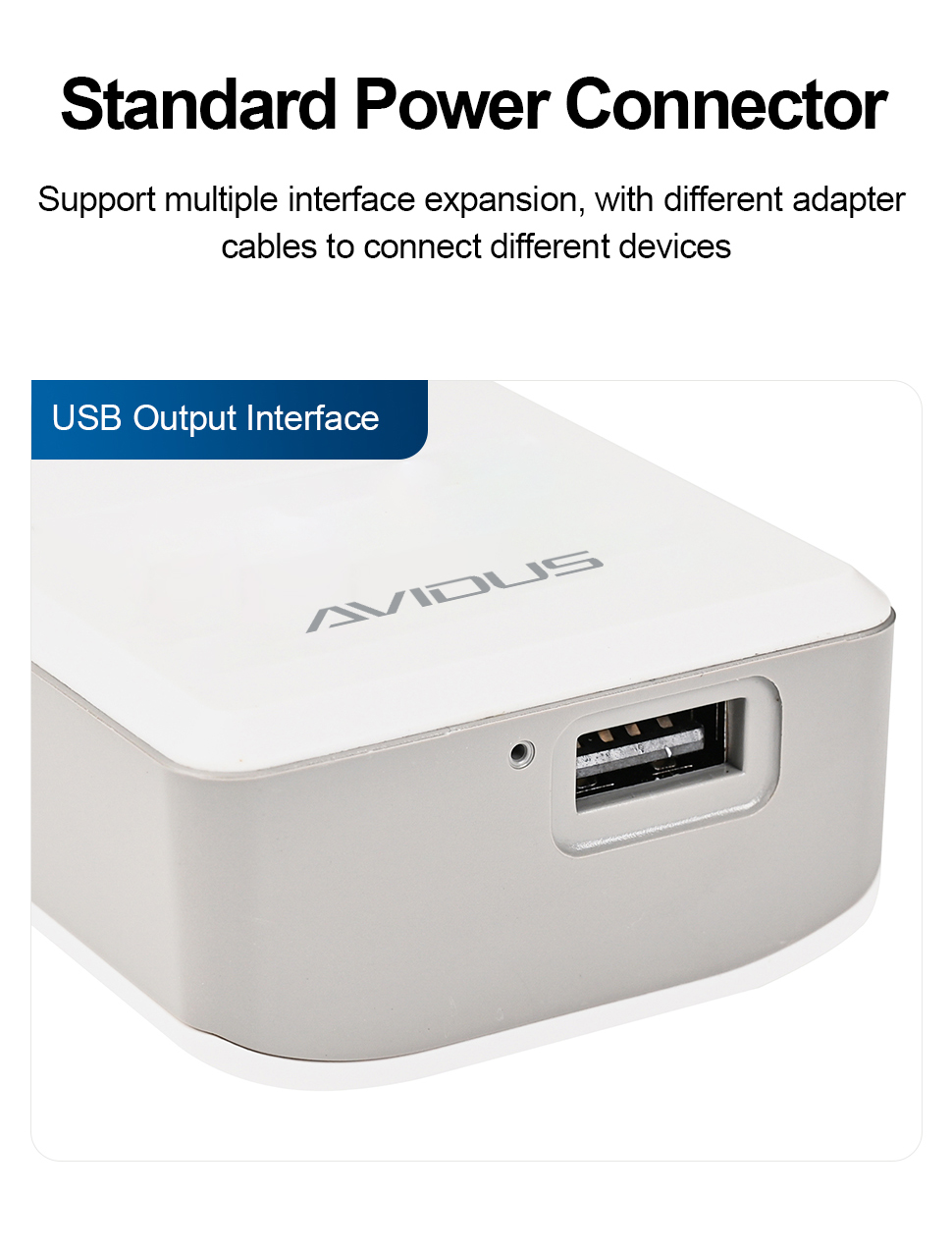 V380 PRO 5V 2A Mini UPS Adapter Power Supply UPS Emergency Power Backup ...