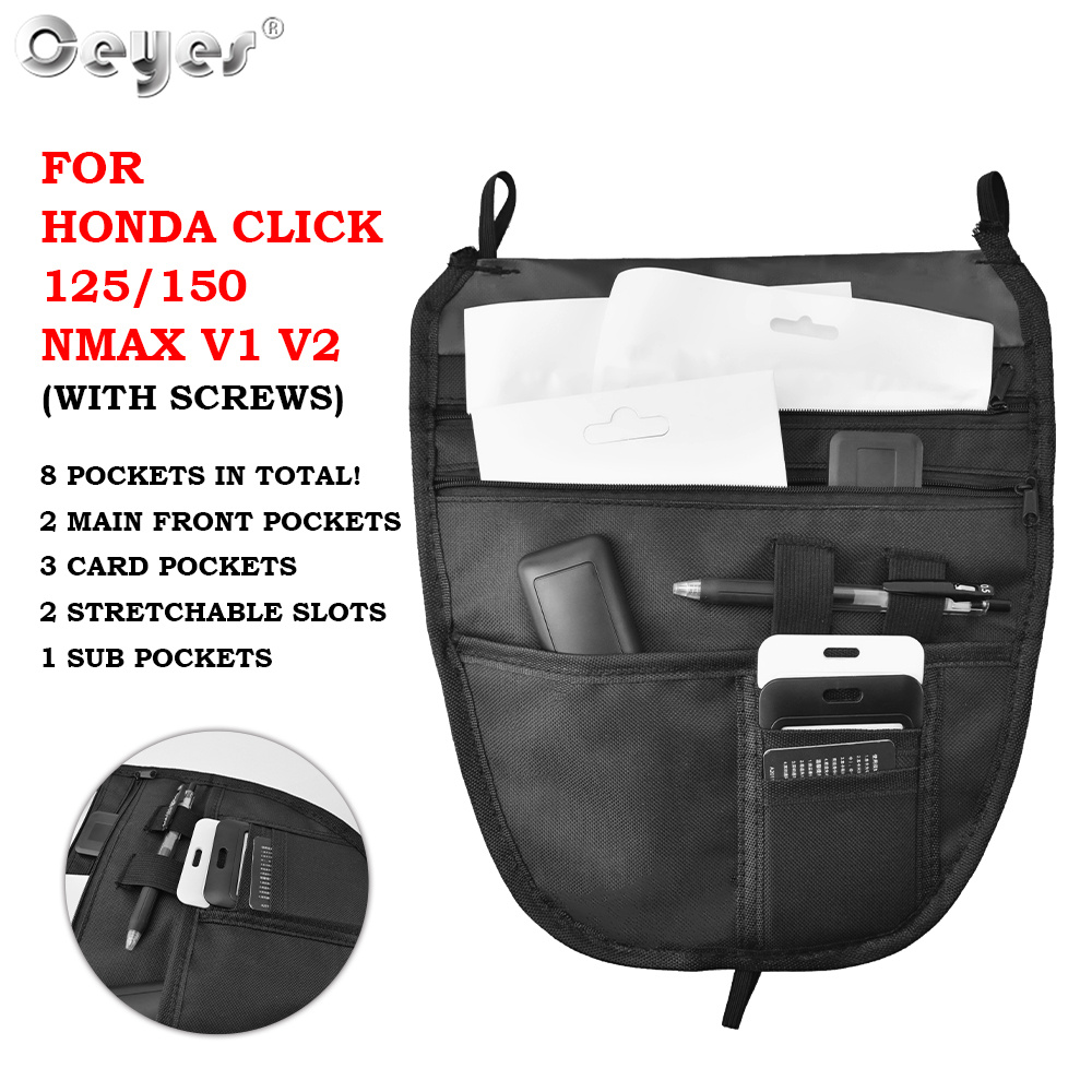 Ceyes Click 125 v1/v2/v3 Underseat Organizer for Honda Click Motorcycle ...