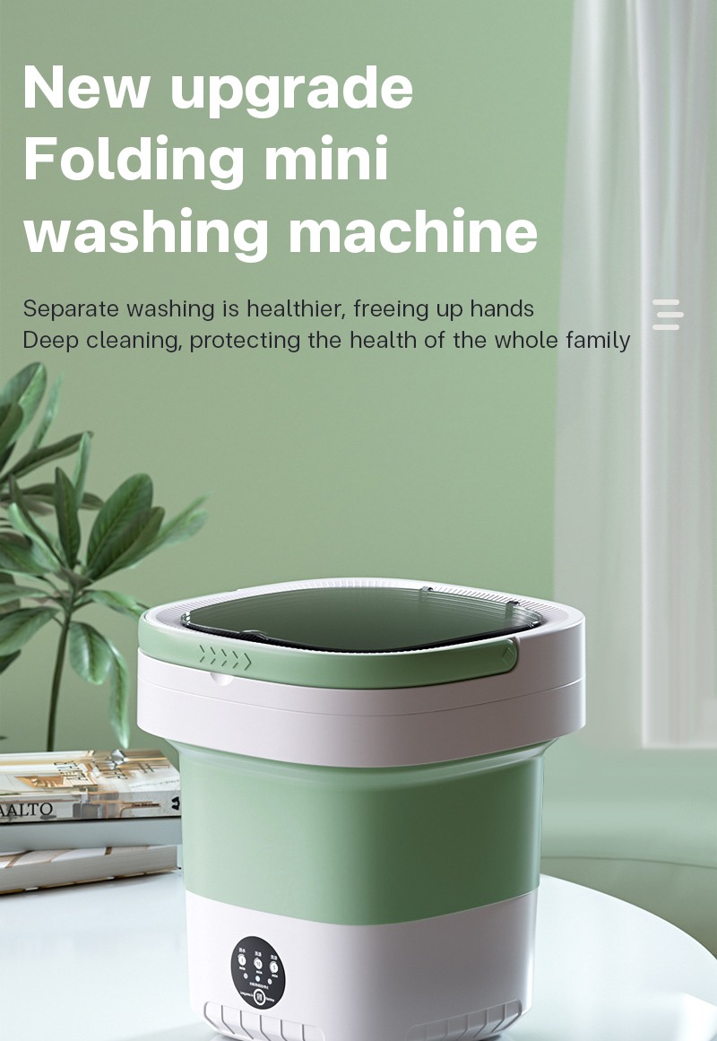 Small Mini Washing Machine With Dryer Portable 10/12L Automatic ...