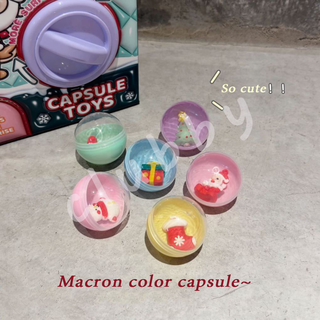 Christmas Gachapon Machine Santa Claus Egg Claw Machine Kids Christmas ...