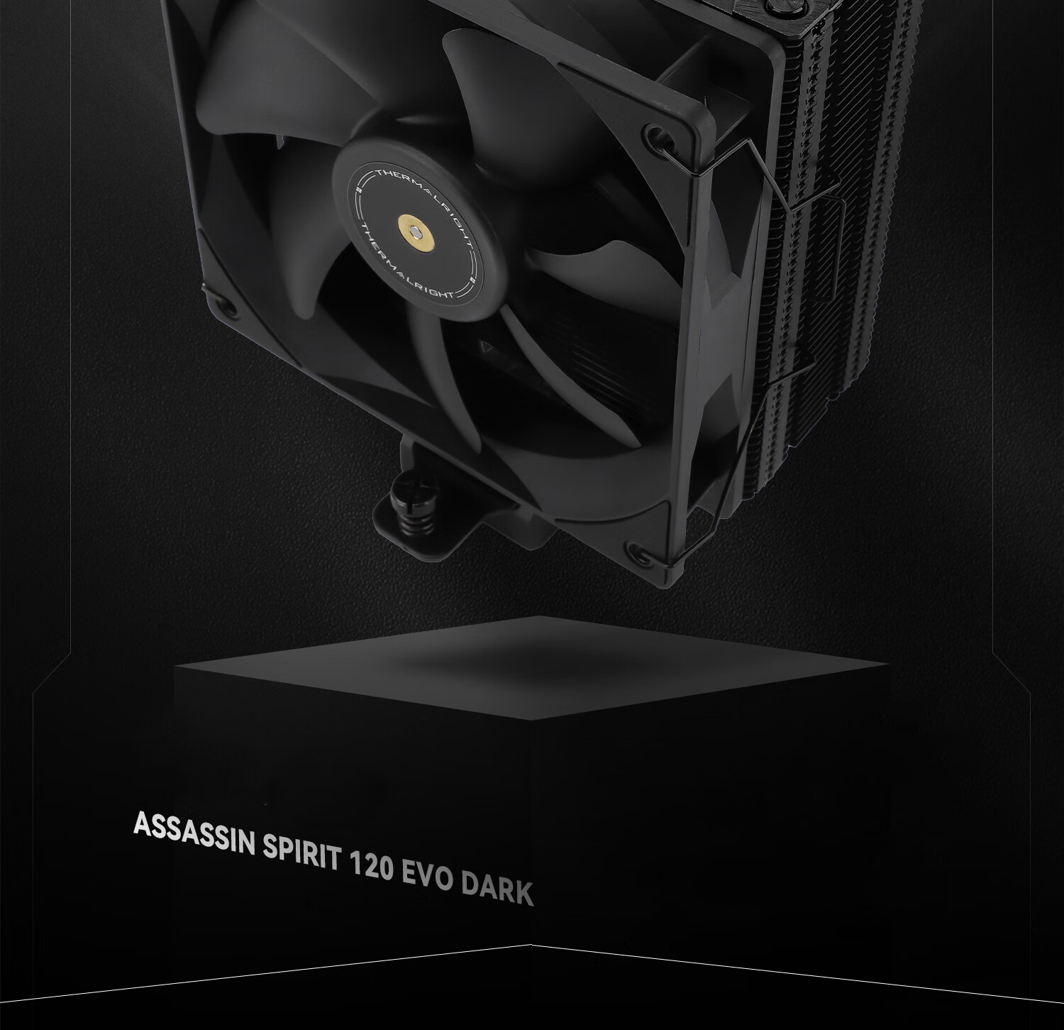 Thermalright AS120 EVO DARK Radiator 4 Heatpipe Air-cooled AGHP4.0 CPU ...
