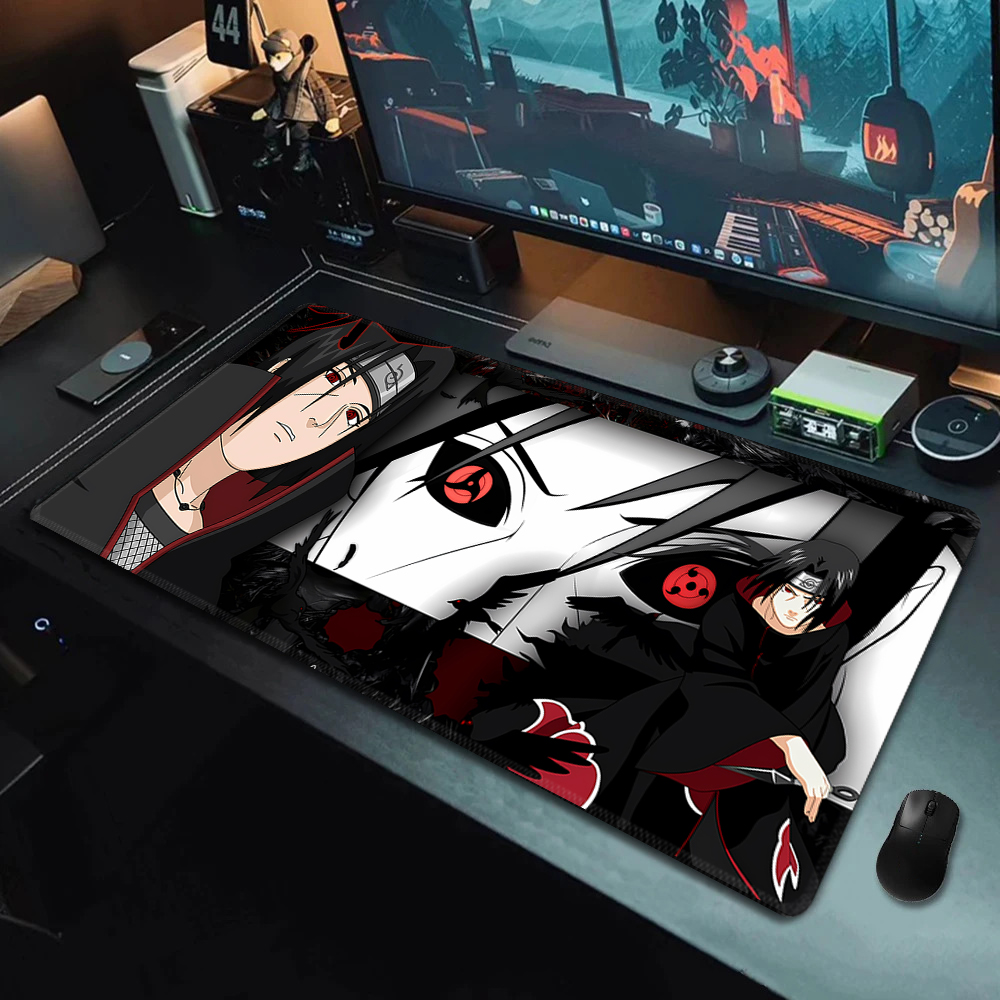 Mouse Pad Gaming Desk Mat NARUTO Uchiha Itachi Waterproof Anti-Slip ...