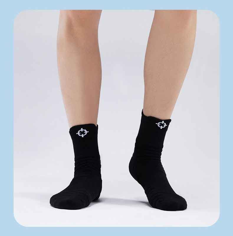 RIGORER Basketball Socks For Men Non-slip Mid Cut Breathable Men's ...
