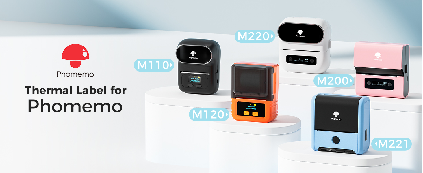 Color Thermal Label Sticker For Phomemo M110/M120/M200/M220/M221/241BT ...
