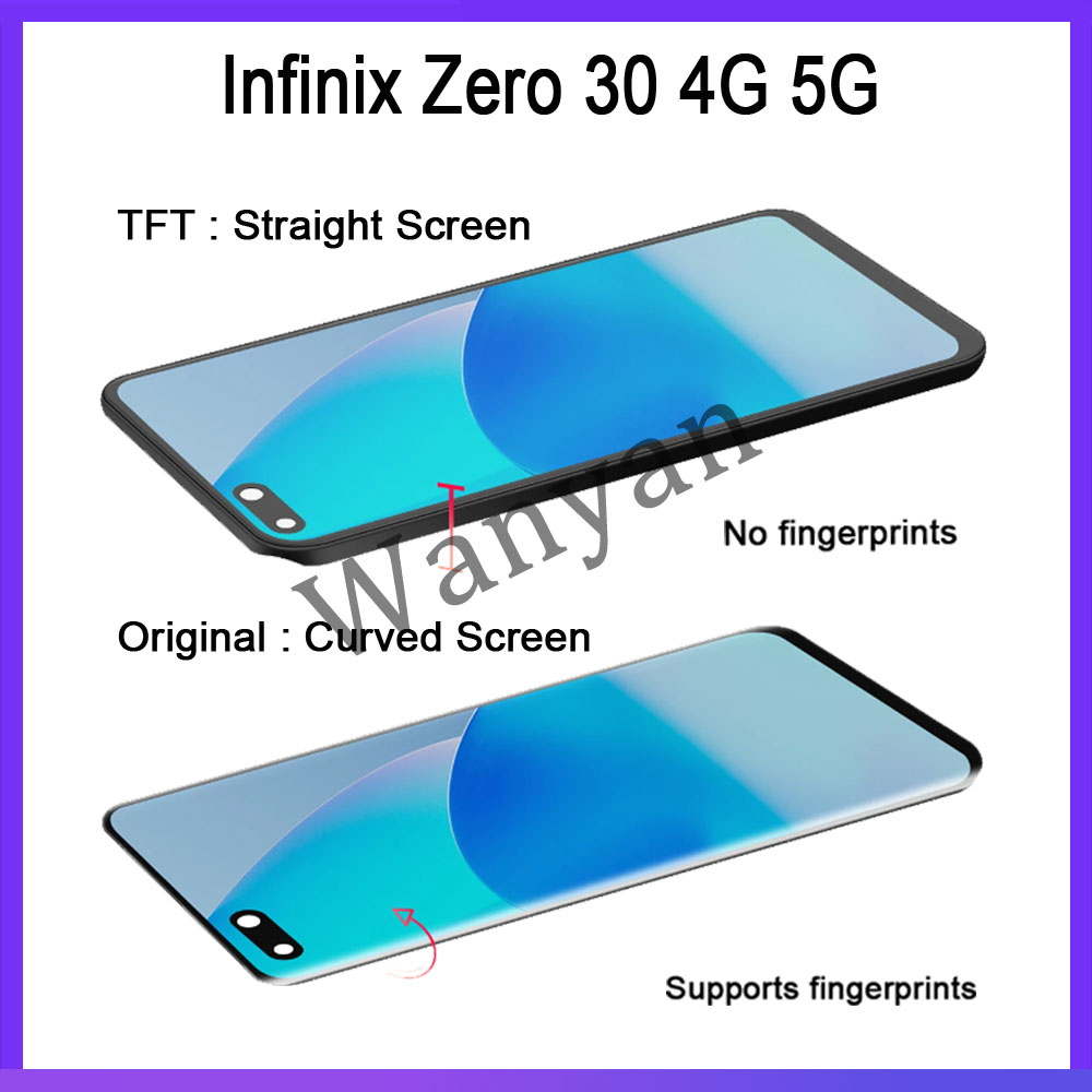 OEM For AMOLED/TFT Infinix Zero 30 4G 5G LCD Touch Screen Replacement | Shopee Philippines