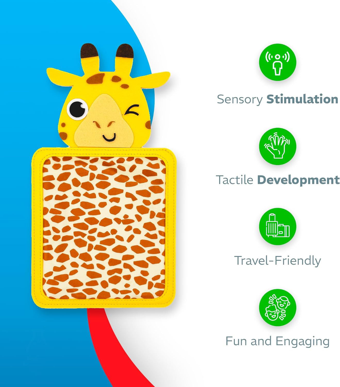 Felt Sensory Mats for Autistic Children Cartoon Animal Cognition Tiles ...
