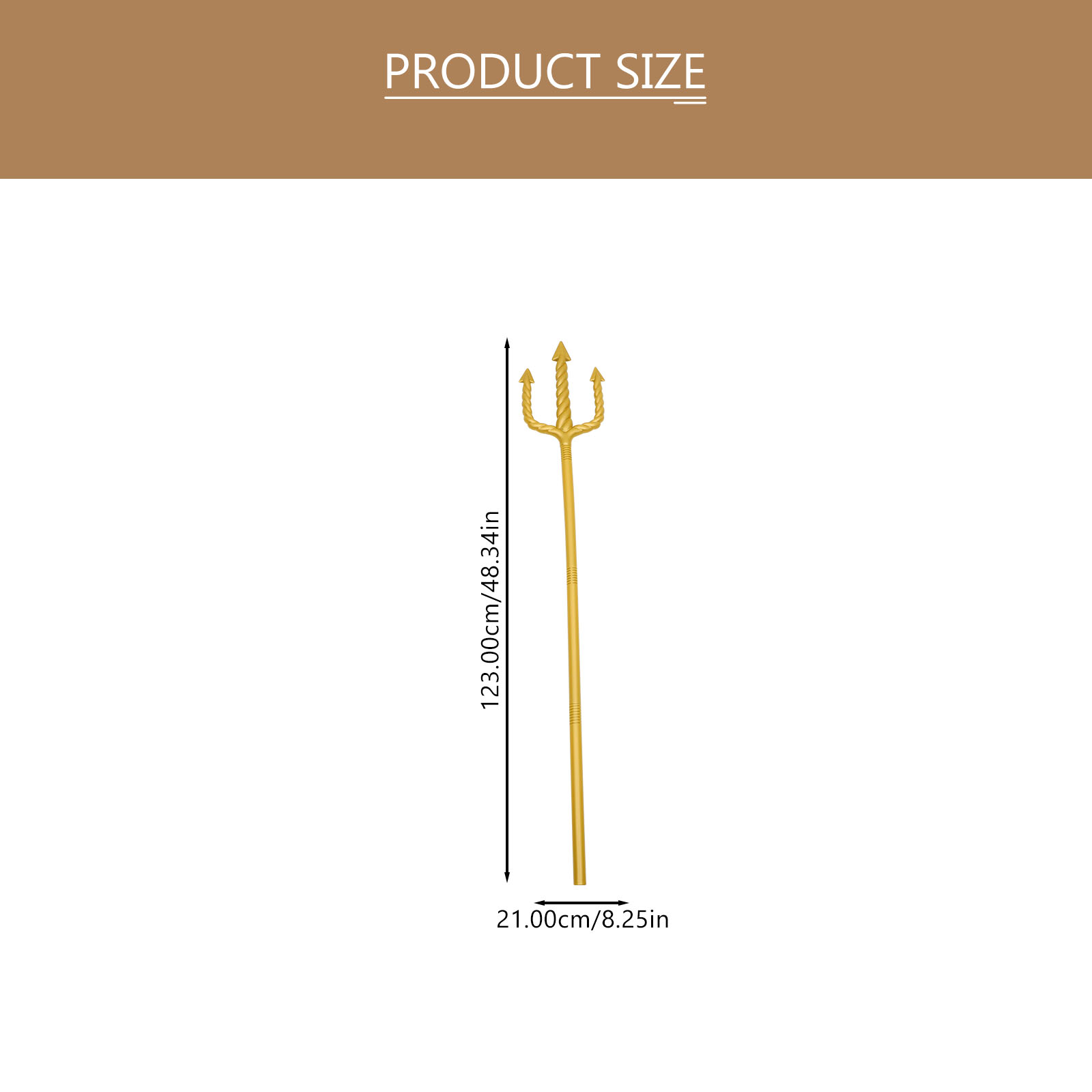 kenaier Cane Trident Plush Figure Toys Clothing Cosplay Demon Prop ...