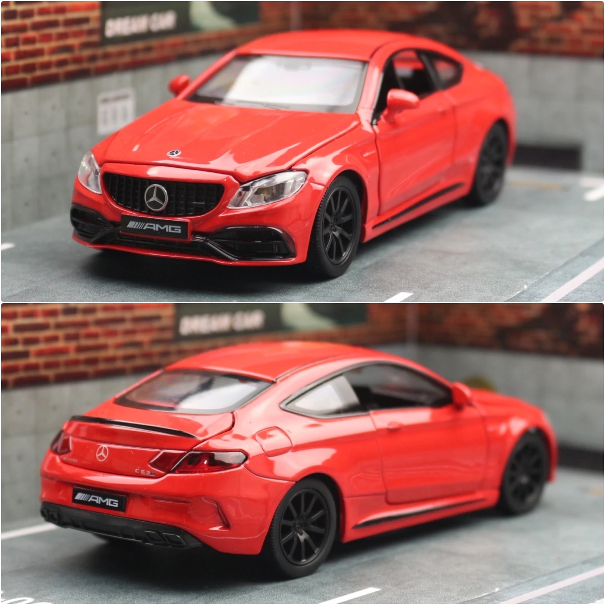 RMZ CiTY Diecast Car 1/32 Mercedes-Benz C63 S AMG Toy Car Model Sound ...