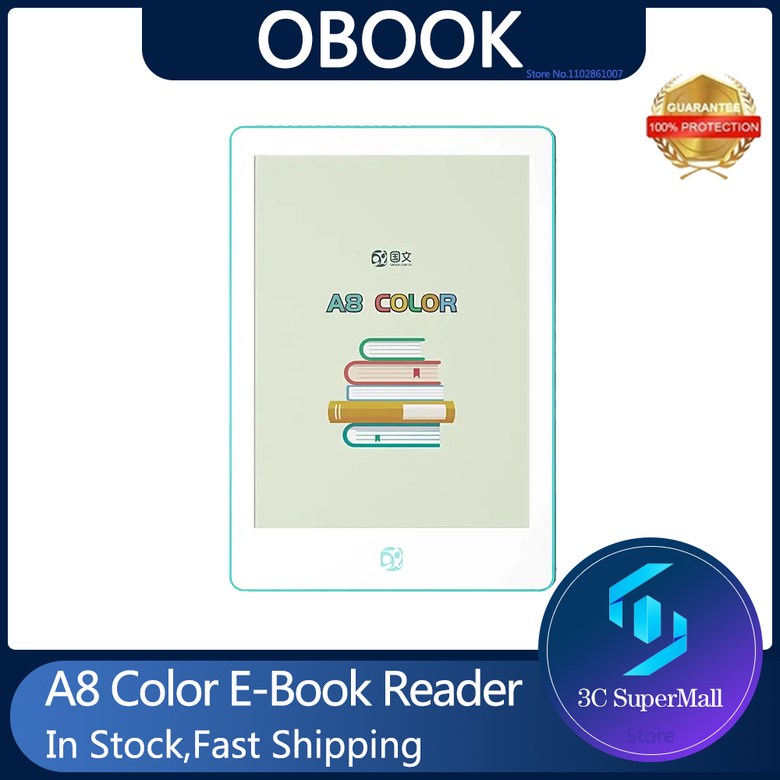 OBOOK A8S ink screen reader 6 inch portable eye protection e-book ...