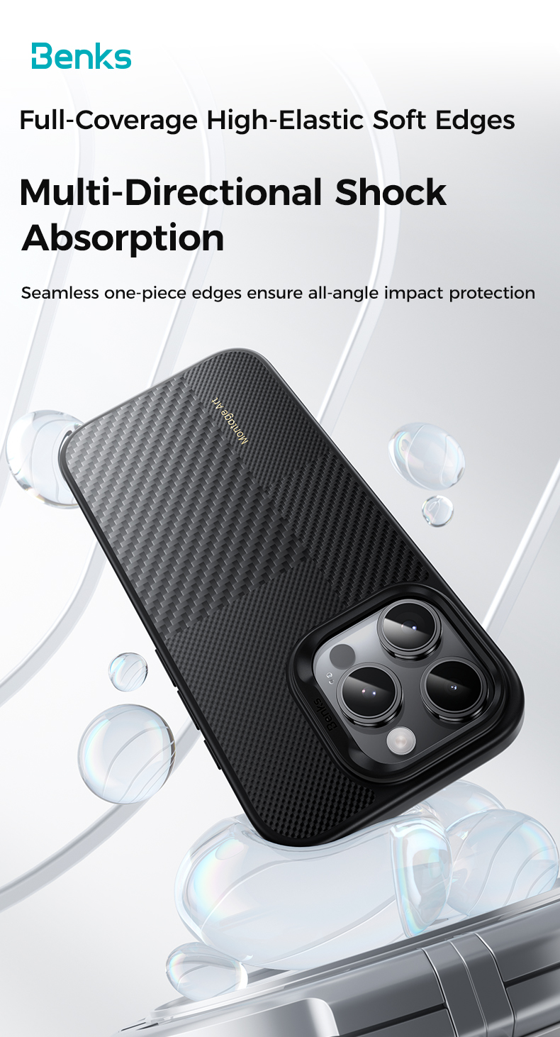 [Benks Official] Benks Magnetic Montage ArmorPro Case Built with Kevlar ...