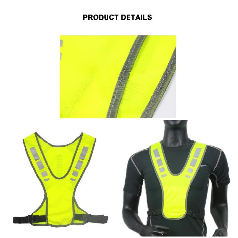 【IN stock】 Reflective Vest Safe Jacket for Running Jogging Cycling ...