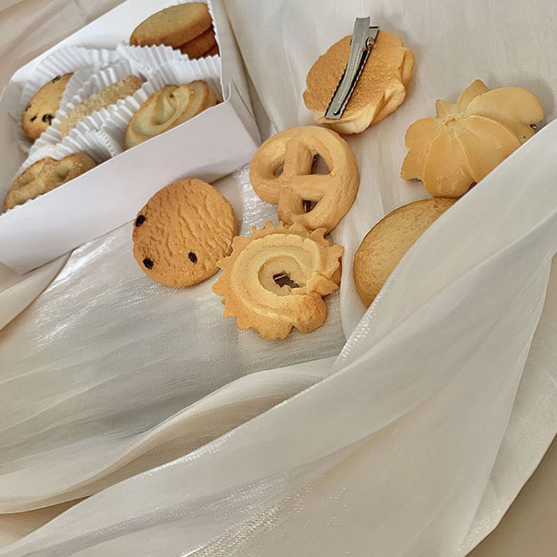 Cookie Biscuit Hair Clip Japanese Korean Original Design Simulation ...