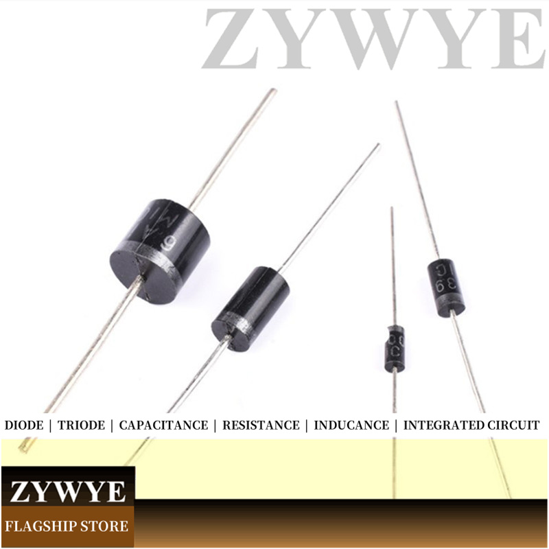 100pcs Diode 1N5401 1N5404 1N5406 1N5408 In-line Diode Rectifier Diode ...