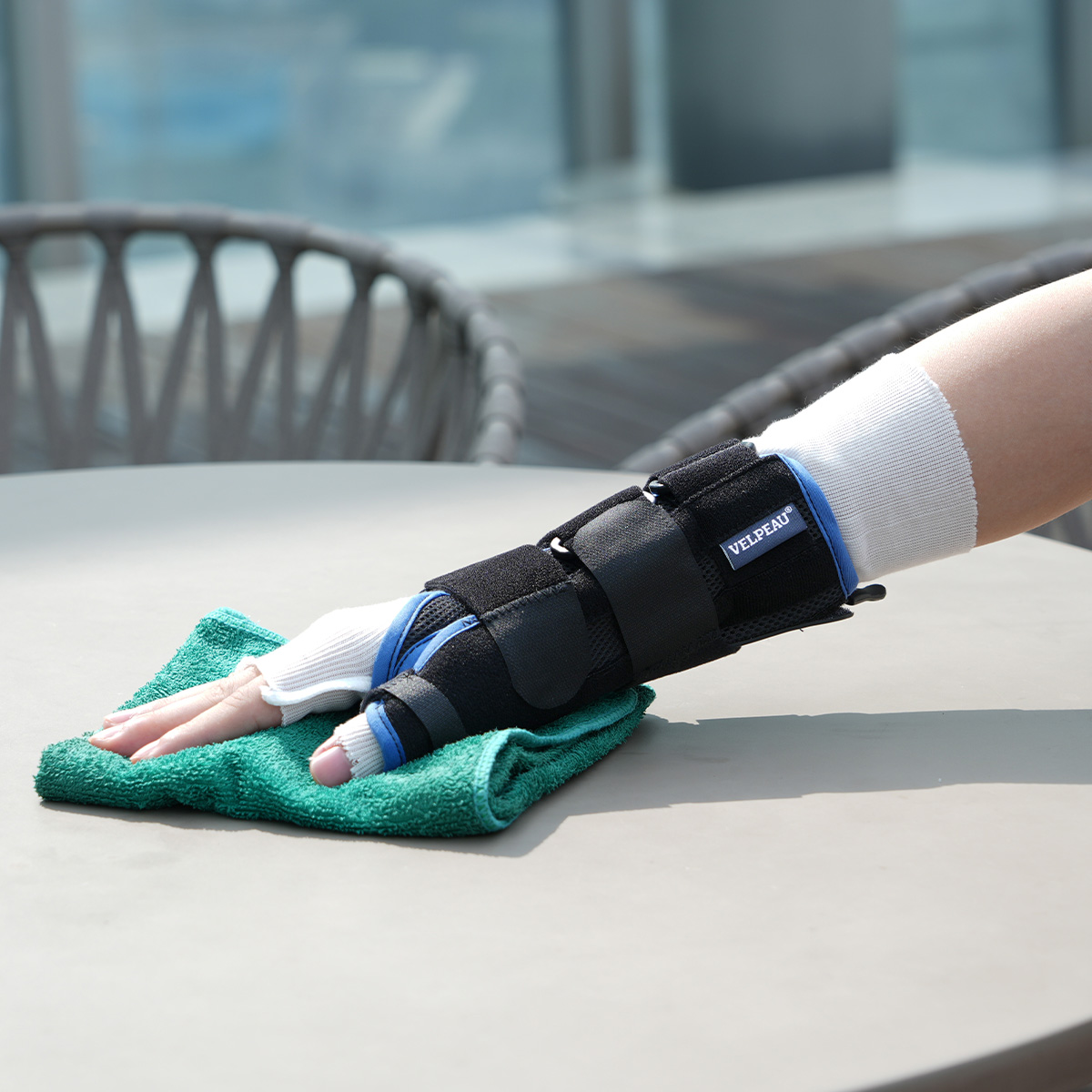 VELPEAU Wrist Brace with Thumb Spica Splint for De Quervain's ...