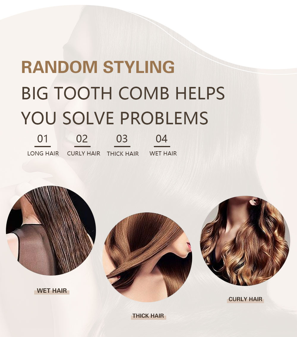 In stock# Salon hairdressing boar bristle roller comb professional ...