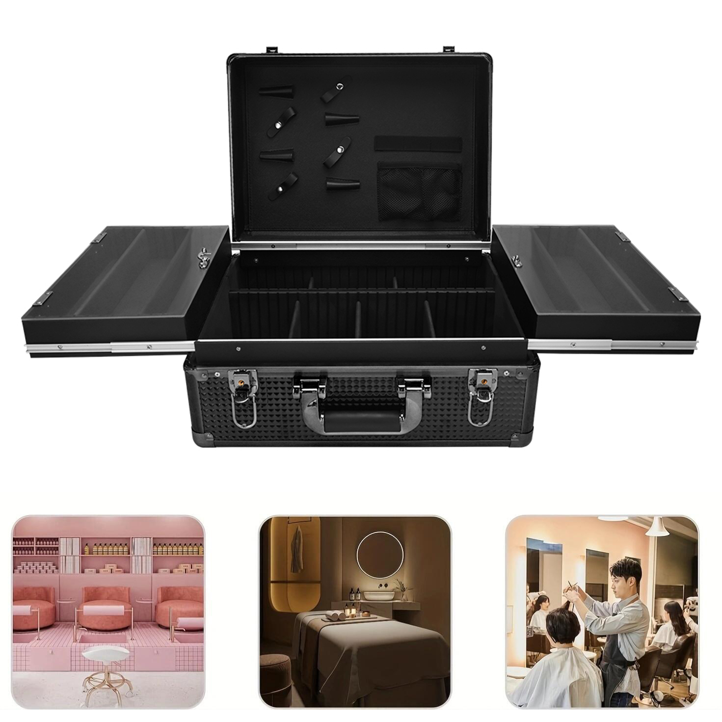 In stock# Salon hairdressing hairdresser tool box multi-function ...