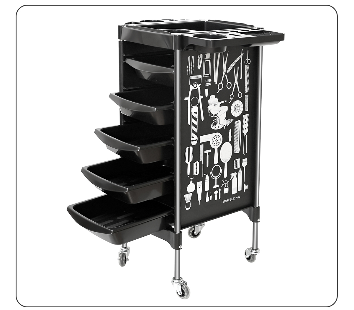 In stock# Salon hairdressing tool cart barber shop beauty makeup ...
