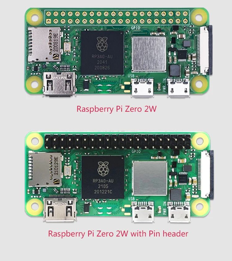 Raspberry Pi Zero 2W 1GHz Quad-core 64-bit Arm Cortex-A53 CPU 512MB ...