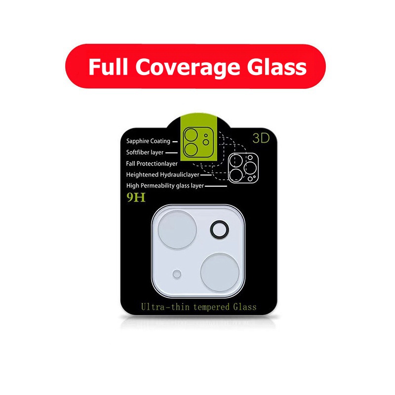 Back + Camera Lens Tempered Glass Screen Protector Full Cover Clear ...