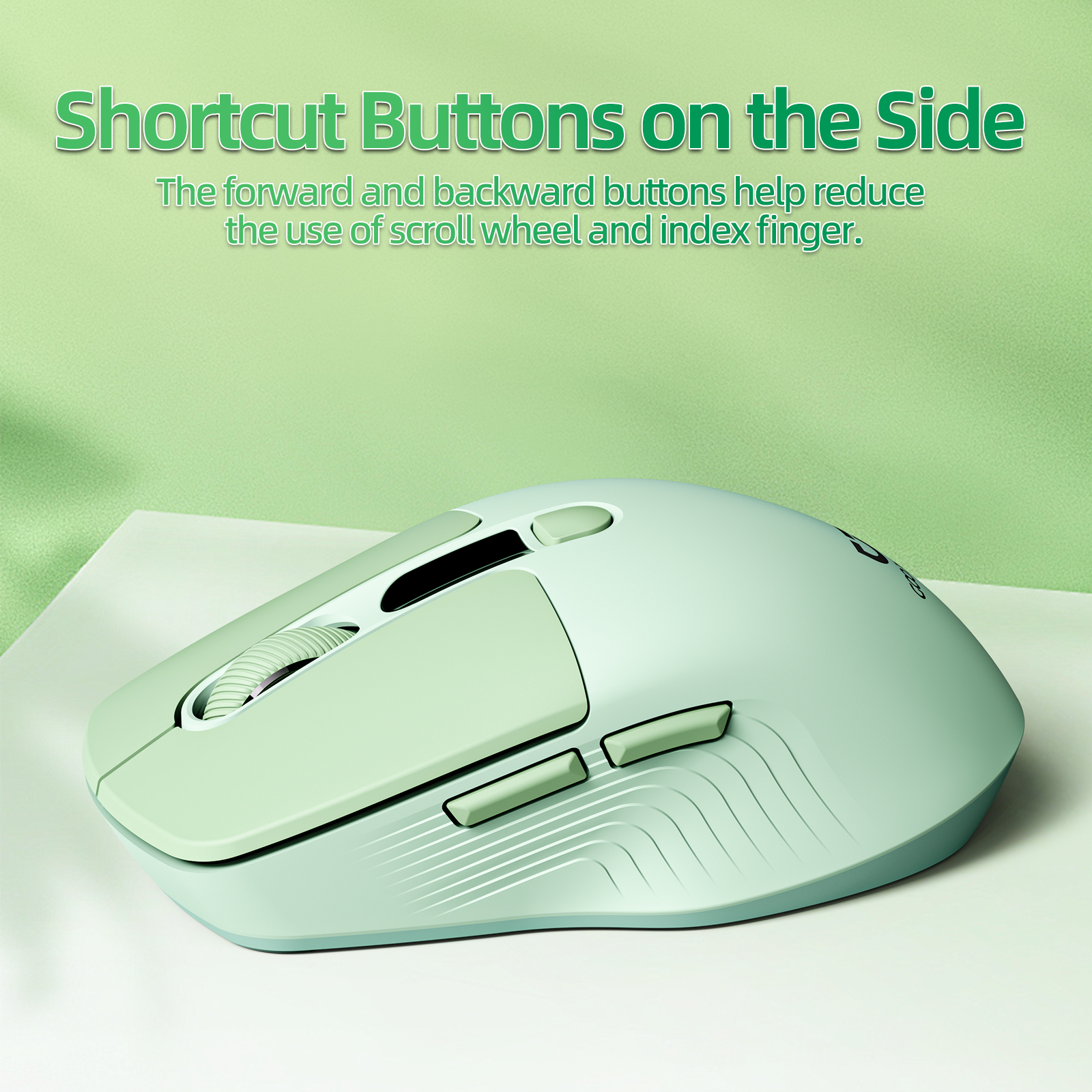 GOOJODOQ Ergonomic Mouse Wireless for laptop Bluetooth Rechargeable ...