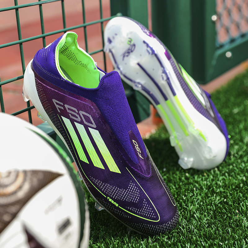 EUR cup AG Football Shoes ，F50 No shoelaces Youth Soccer Shoes for Men ...