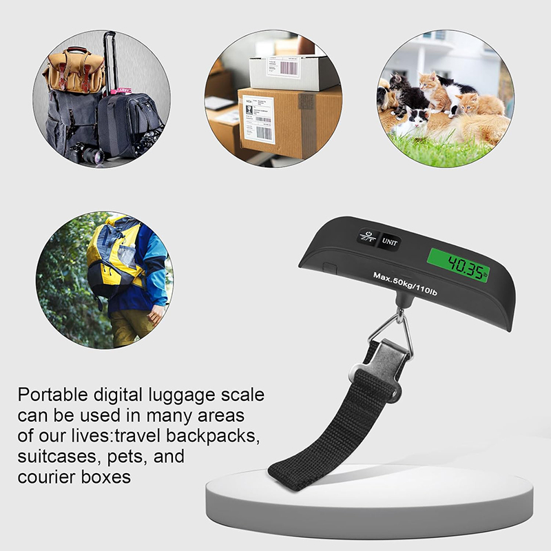 KIPRUN Digital Luggage Scale, 50kg/110LB Portable Travel Scale ...