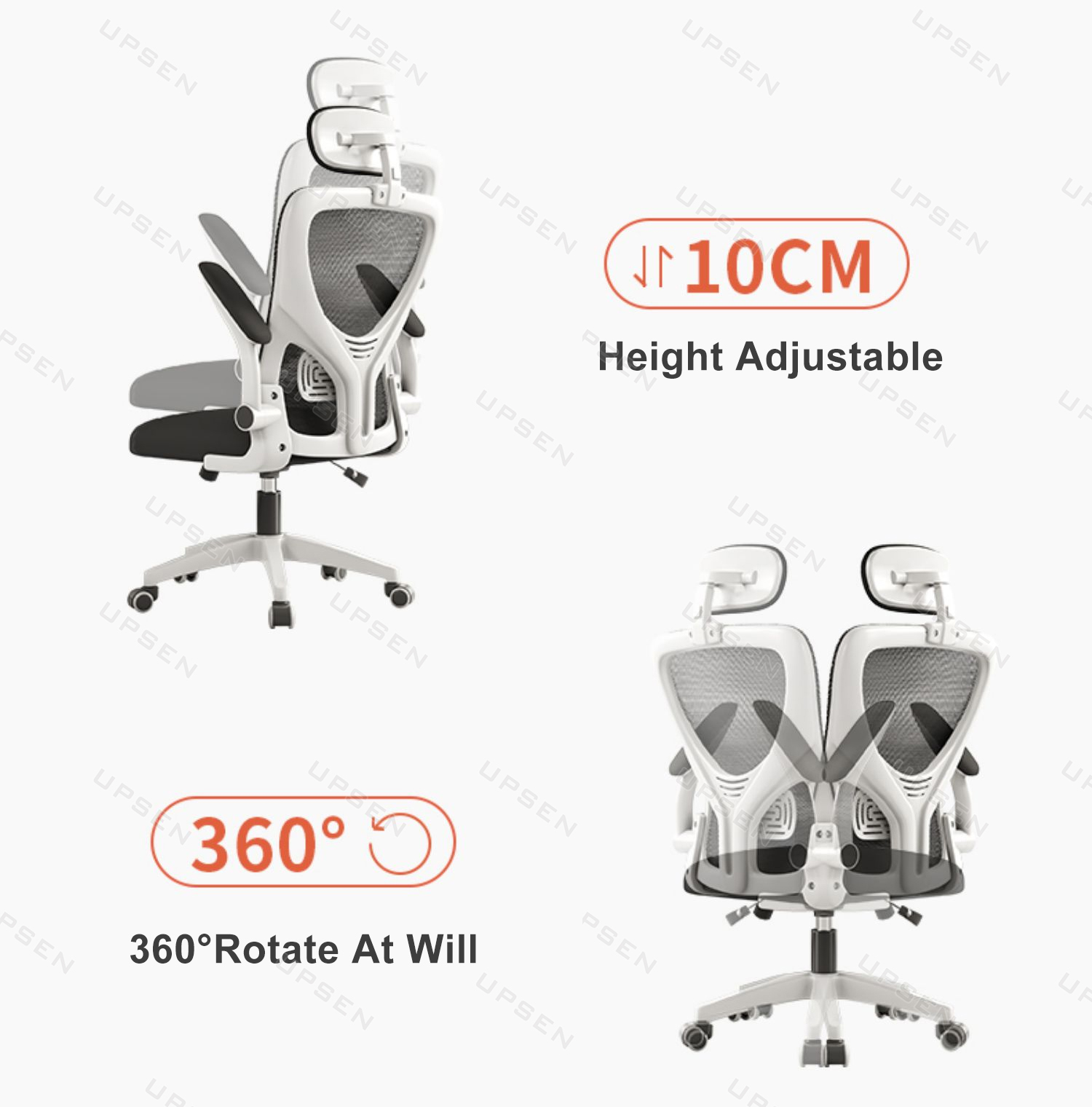 Korean Ergonomics Chair Office chair Mesh Office Chair Computer Chair ...