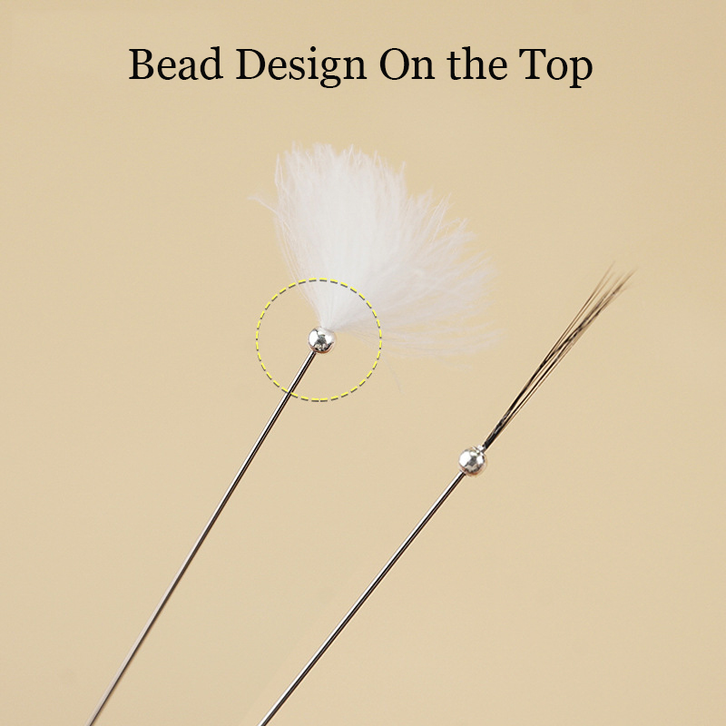 Professional Ear Picking Tool With Pearl Design with Goose Feather ...